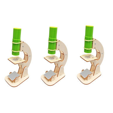 Abaodam 3 Sets Microscope Toy Toys Kids Toy Creative Educational Toy ...