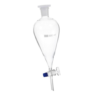 RUNROTOO Pear Shaped Separatory Funnel Separation Funnel Lab Funnel USA ...