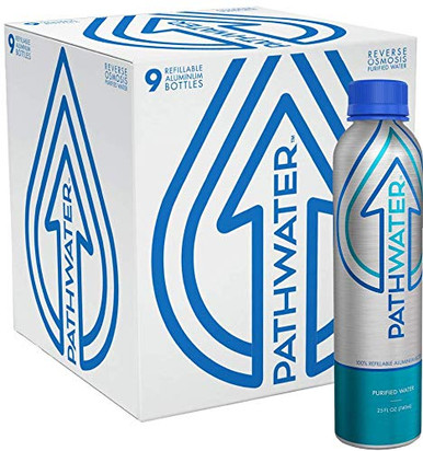 PATHWATER Purified Bottled Water in BPA Free Reusable & Refillable ...
