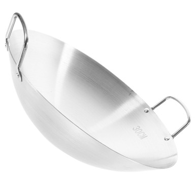 BESTOYARD 1pc Stainless Steel Wok Outdoor Stove Griddle Mini Cauldron ...