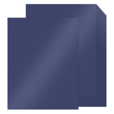 100 Sheets Navy Blue Shimmer Cardstock 8.5 x 11 Navy Blue Paper, Goefun ...