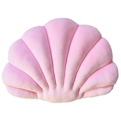 YRXRUS Seashell Pillow, Light Pink Shell Shaped Pillow, Outdoor Indoor ...