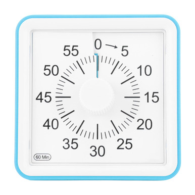 Mute Visual Timer, Countdown Visual Timer for School (Blue ...