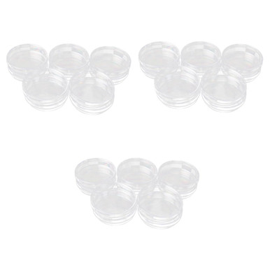 VILLCASE 60 Pcs Lab Equipment Laboratory Equipment Plastic Petri Dishes ...
