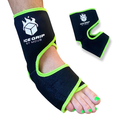 ICE GRIP Foot Ankle Hot & Cold Ice Wrap Post Surgery Compression ...