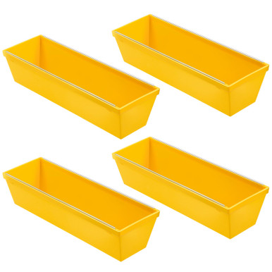 Hushee 4 Pieces 13.54" Plastic Drywall Pan with Steel Blade Drywall Mud ...