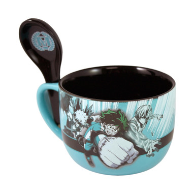 Just Funky My Hero Academia Class 1-A Ramen Bowl with Spoon | 20 oz ...