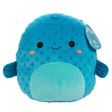 Squishmallows Original 10-Inch Refalo The Blue Pufferfish -Official ...