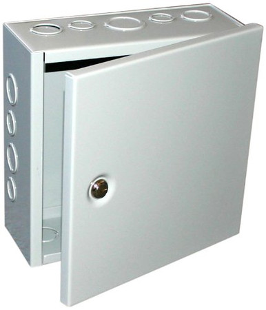 BUD Industries JBH-4959-KO Steel NEMA 1 Sheet Metal Box with Knockout ...