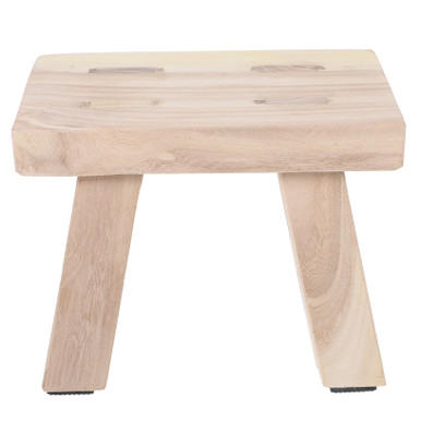 BESPORTBLE Solid Wood Bench Wood Stools Small Footstool Stool for Kids ...