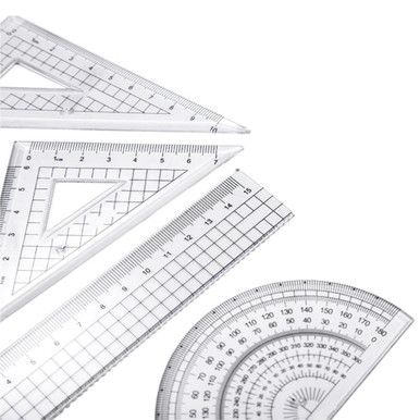 Portable Ruler Student Exam Stationery Drawing Measurement Ruler ...