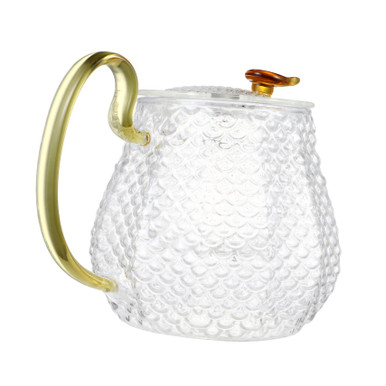 NOLITOY 1pc Teapot Water Jug Glass Drinking Bottles with Lids Beaker ...