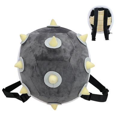 12'' Bowser Backpack Koopa Morton with Spiked Turtle Shell Daypack ...