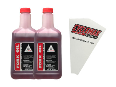 Cyclemax Two Pack for Honda Fork Oil Suspension Fluid 08208-0010 ...
