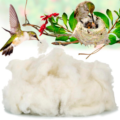 Hummingbird Nesters - 100g Bird Nesting Material for Wild Birds Wrens ...