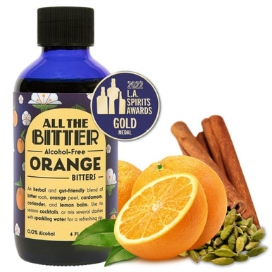 All The Bitter - Orange Bitters - 4 oz Bottle of Non Alcoholic Bitters ...