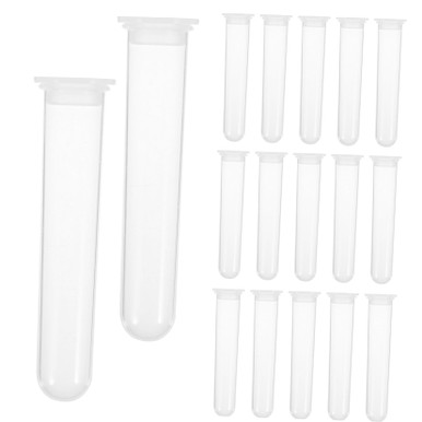 HEALLILY Centrifugal Tube Vials Test Tube 100 Pcs Plastic Containers ...