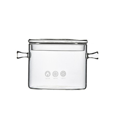 IMIKEYA Instant Noodle Pot Glass Stew Pot Health Stew Pot Glass ...
