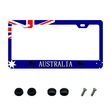 Australia License Plate Frame Kangaroo Flag National Plate Australia ...