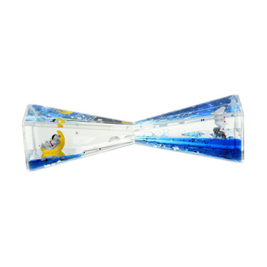 Kisangel 2pcs Quicksand Oil Leakage Sand Time Clock Liquid Sensory ...