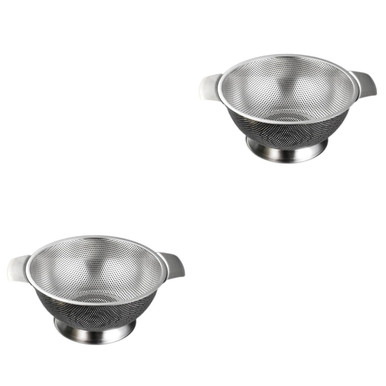 Zerodeko 2pcs Rice Basin Drain Basket Colanders & Food Strainers ...