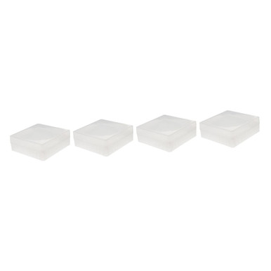 Gatuida 4pcs Box Tube Box Plastic Freezing Test Tubes Box Cryovial ...