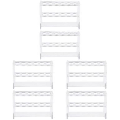 iplusmile 6 Pcs Test Tube Rack Centrifuge Tube Stand Clear Test Tube ...