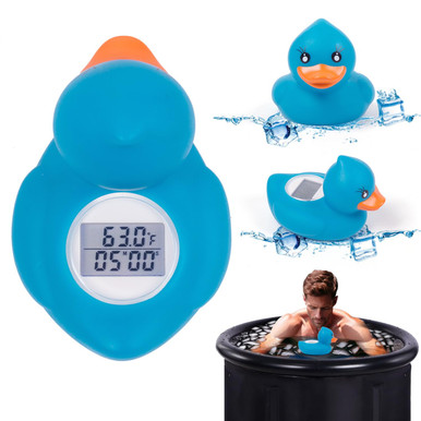 Ice Bath Thermometer & Timer, 100% Waterproof, Floating Water ...