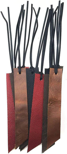 Chalk Factory Natural Leather Set of 24 Assorted Antique Finish Long ...