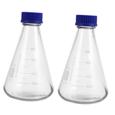 JECOMPRIS 2pcs Triangular Flask Graduated Beaker Flasks for Experiment ...