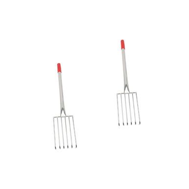 Sosoport 2pcs Garden Rake Leaf Grabber Leaf Rake for Mower Rakes for ...