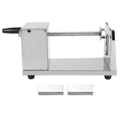 Curly Fry Cutter,10x5.6" Stainless Steel Hand Crank Potato Cutter ...