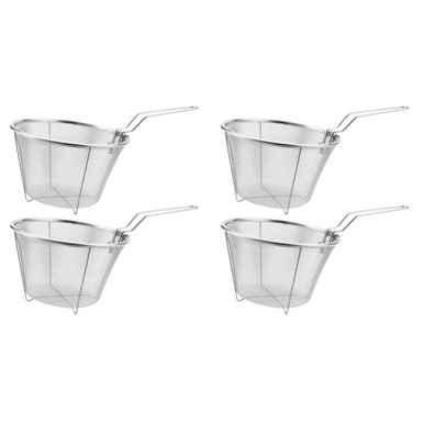 Sink Strainer Mesh Strainer Mesh Strainer 4 pcs round fry mini baskets ...