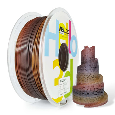 HELLO3D Rock PLA Filament 1.75mm?Rainbow Marble PLA 3D Printer Filament ...