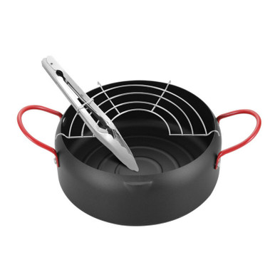 Deep Fryer,22cm Tempura Deep Fryer,Non Stick Japanese Style Deep Frying ...