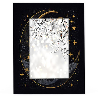 Bardic Moon Star 5x7 Picture Frames Starry Night Wooden Photo Frames ...