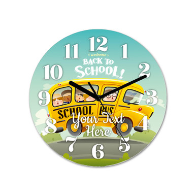 Custom 11.6 School Wall Clock Student Wall Clock Silent Battery ...