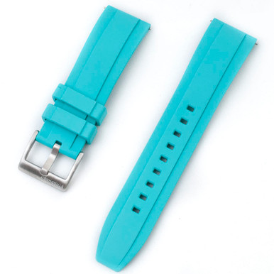 StrapHabit Quick Release Rubber Watch Strap Band FKM 20mm 22mm 24mm ...
