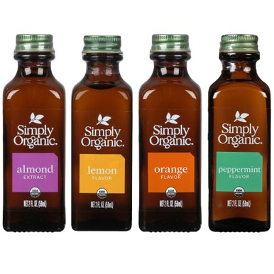 SupplyTiger Bundle with (4 pack) of Simply Organic Flavors + Extract ...