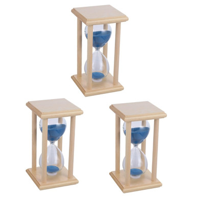 HOMSFOU 3pcs Hourglass Timer Decorative Hourglass Sand Countdown Clock ...