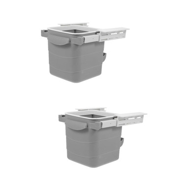 PRETYZOOM 2pcs Drawer Trash Can Desk Drawer Collecting Trash Bin ...