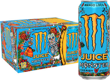 Monster Energy Juice Monster Mango Loco, Energy + Juice, Energy Drink ...