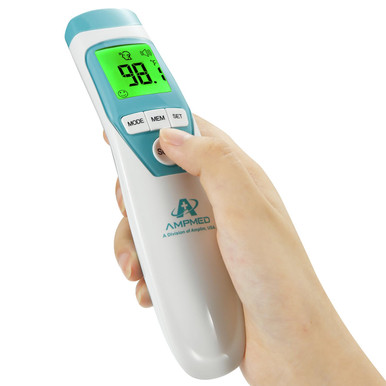 Amplim Hospital Medical Grade Non-Contact No-Touch Forehead Thermometer ...