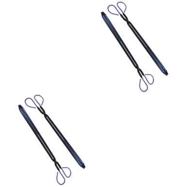 Happyyami 4 Pcs Fire tongs firewood tong bbq charcoal tongs fireplace ...