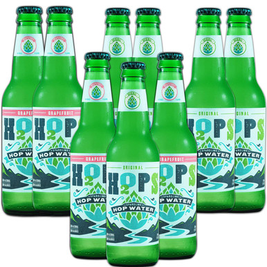 H2OPS Sparkling Hop Water -Original, Grapefruit 9PK- Variety Pack, 0 ...