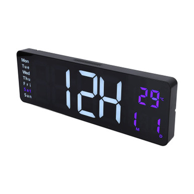 Digital Wall Clock Display, Large Digital Wall Clock LED Digital Clock ...