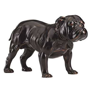 Design Toscano Lord Byrons Bulldog Dog Statue, 8 Inch, Polyresin ...