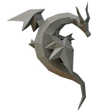 Papercraft World 3D Paper Animal Wall & Art Decor - Pre-fold & Pre-Cut ...