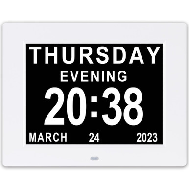 LaMi Ptoducts 8 Inch Digital Dementia Clock with Day and Date -HD Large ...