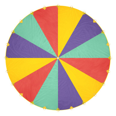 THE TWIDDLERS - 20ft Large Rainbow Parachute for Kids (24 Handles ...